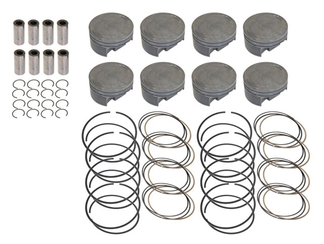 Mahle Forged Piston Kits for Mopar Gen III Hemis: Summit Racing ...